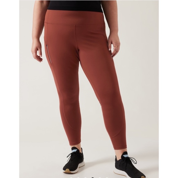 Athleta | Pants & Jumpsuits | Athleta Rainier Tight In Plush Supersonic ...